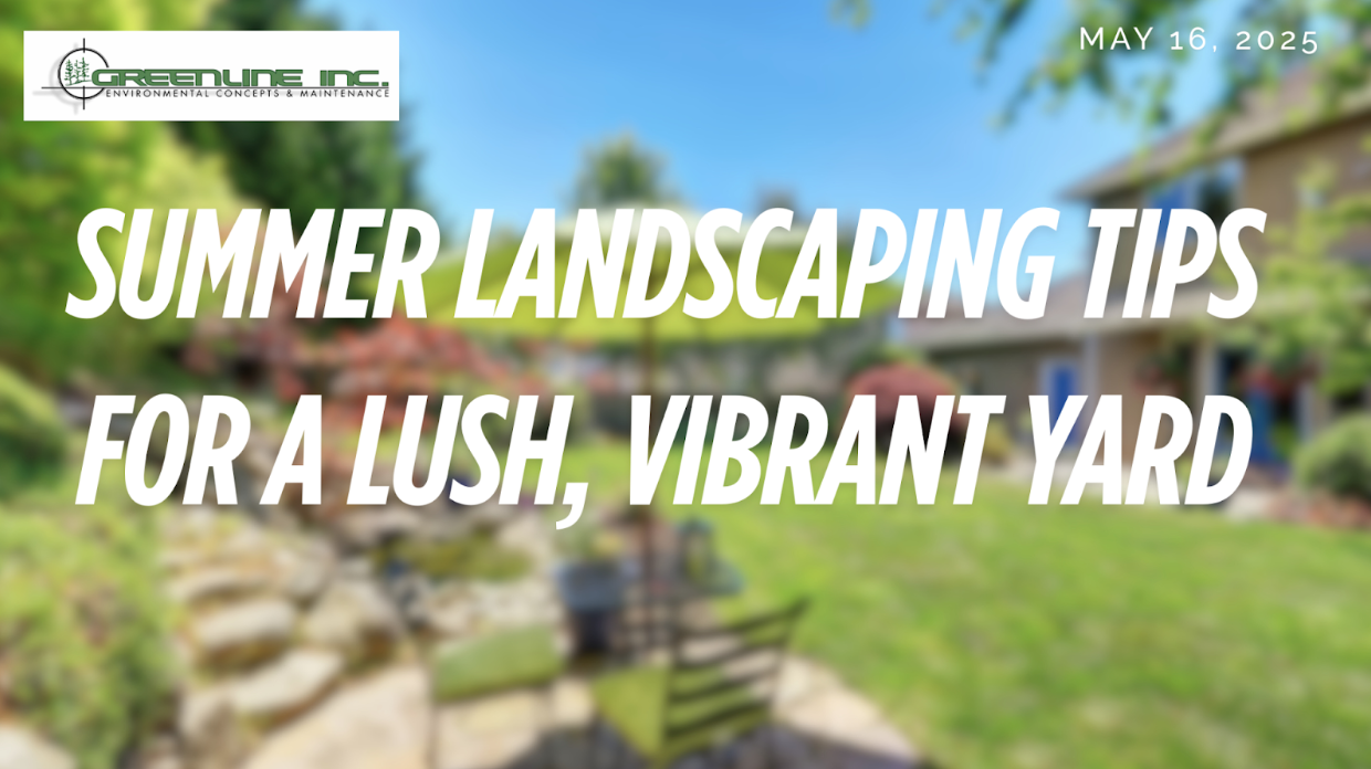 Summer Landscaping Tips for a Lush, Vibrant Yard - Greenline Inc.